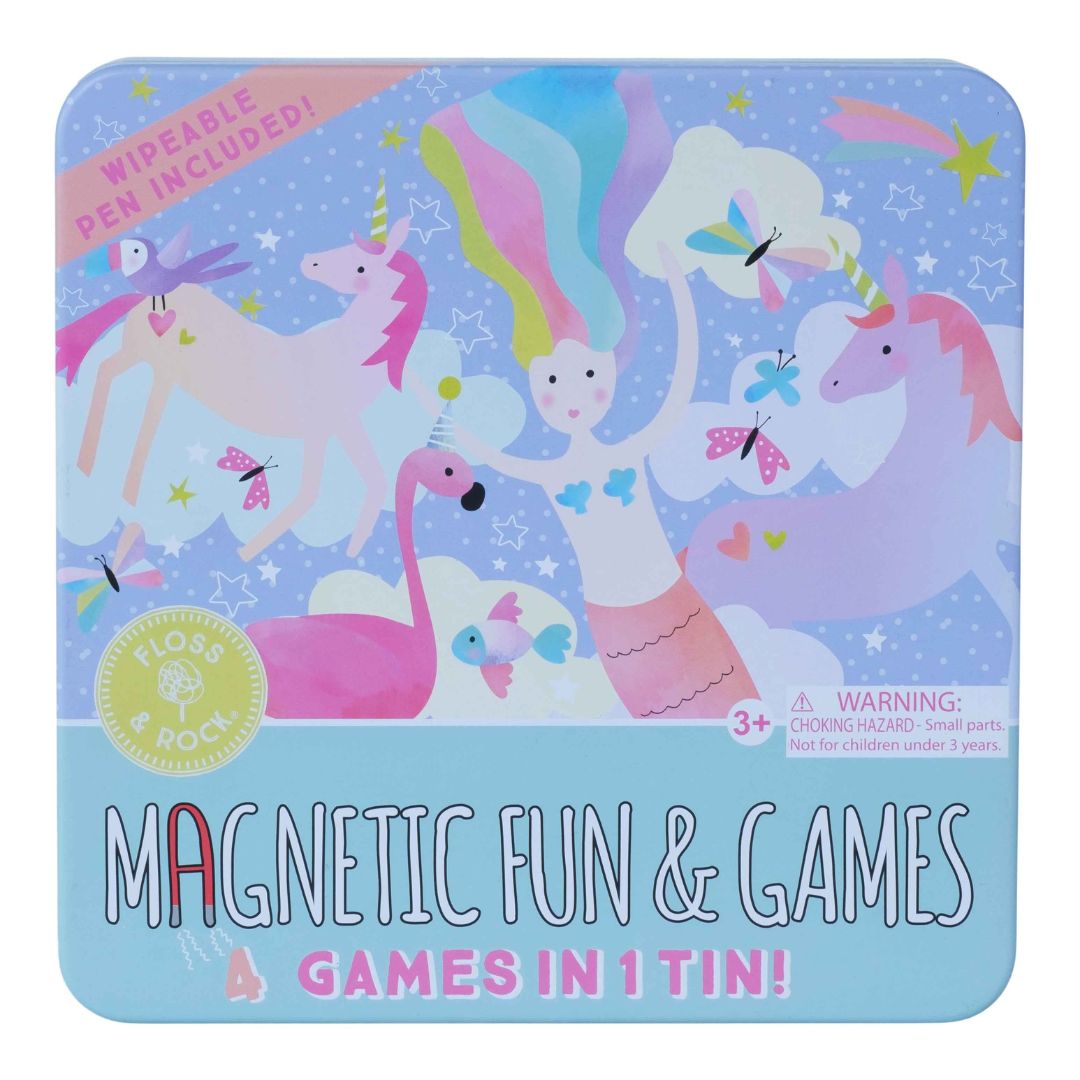 Magnetisk spil 4 i 1 | Fantasi → Sjov på bilture & rejser – NORDIC SIMPLY